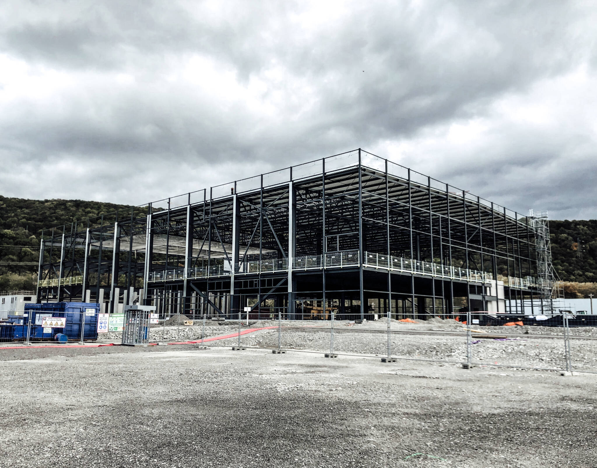 First visit to the construction site of Aledia’s new production area in ...